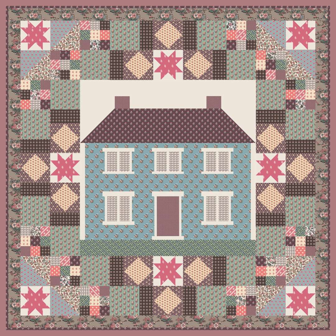 "The Barton Cottage", Sense & Sensibility, Jane Austin, Quilt Kit, Ril ...